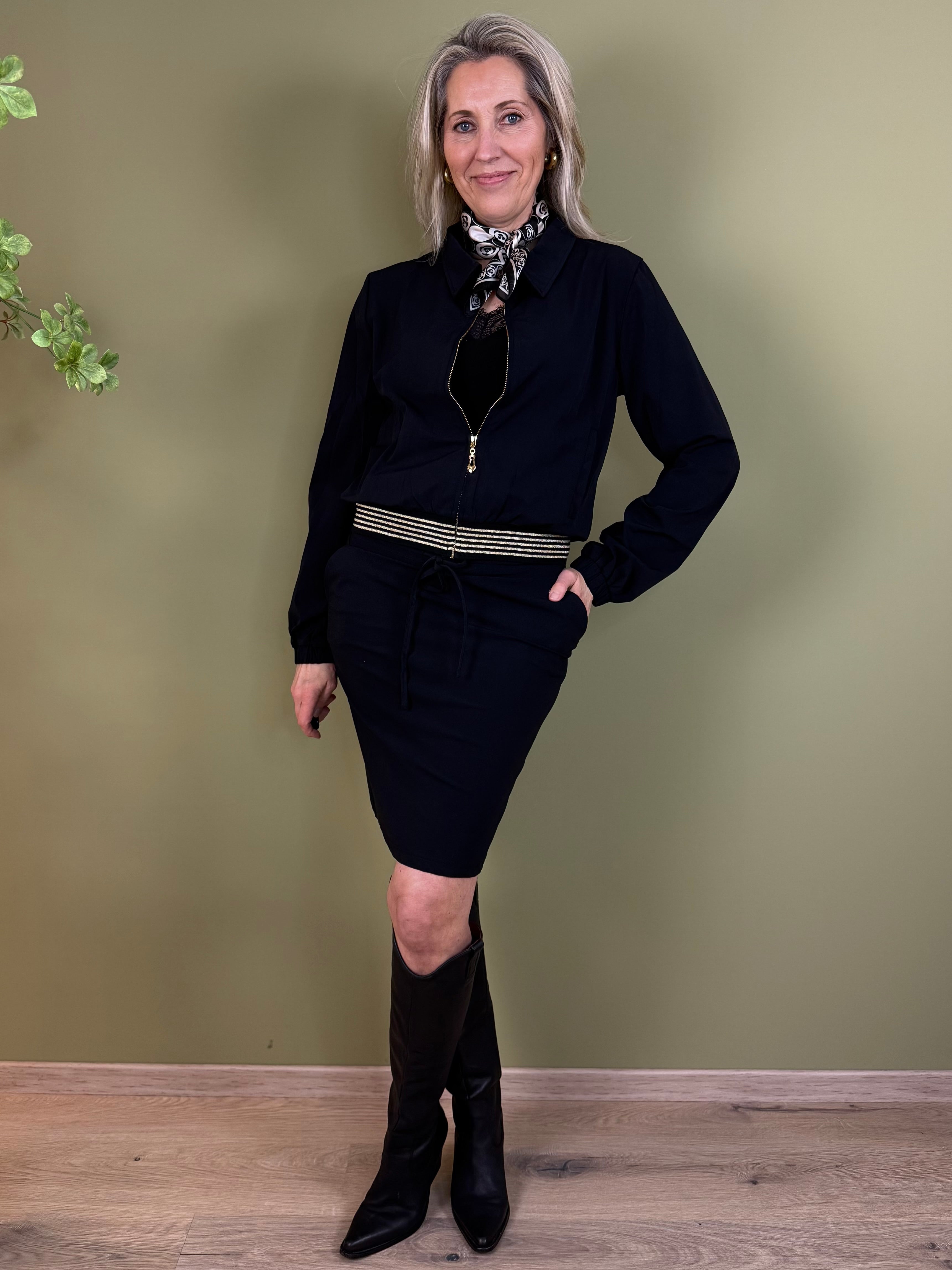 Triple Nine - Travel Rok Lara Zwart - 7201 | PEET Kleding & Accessoires ...